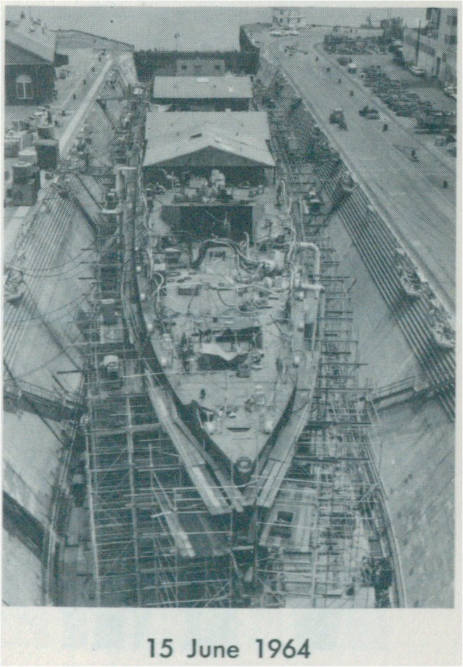 USS Horne CG-30 Photos - Construction