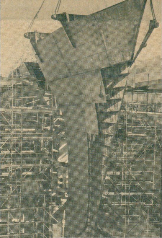 USS Horne CG-30 Photos - Construction