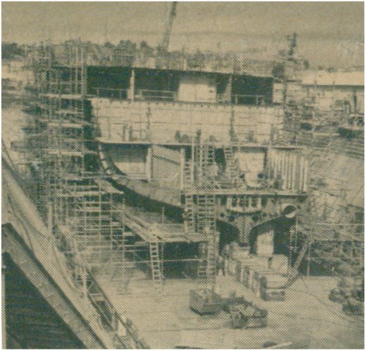 USS Horne CG-30 Photos - Construction