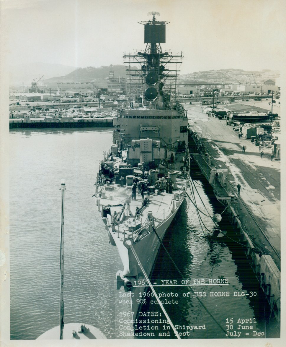 USS Horne CG-30 Photos - Construction