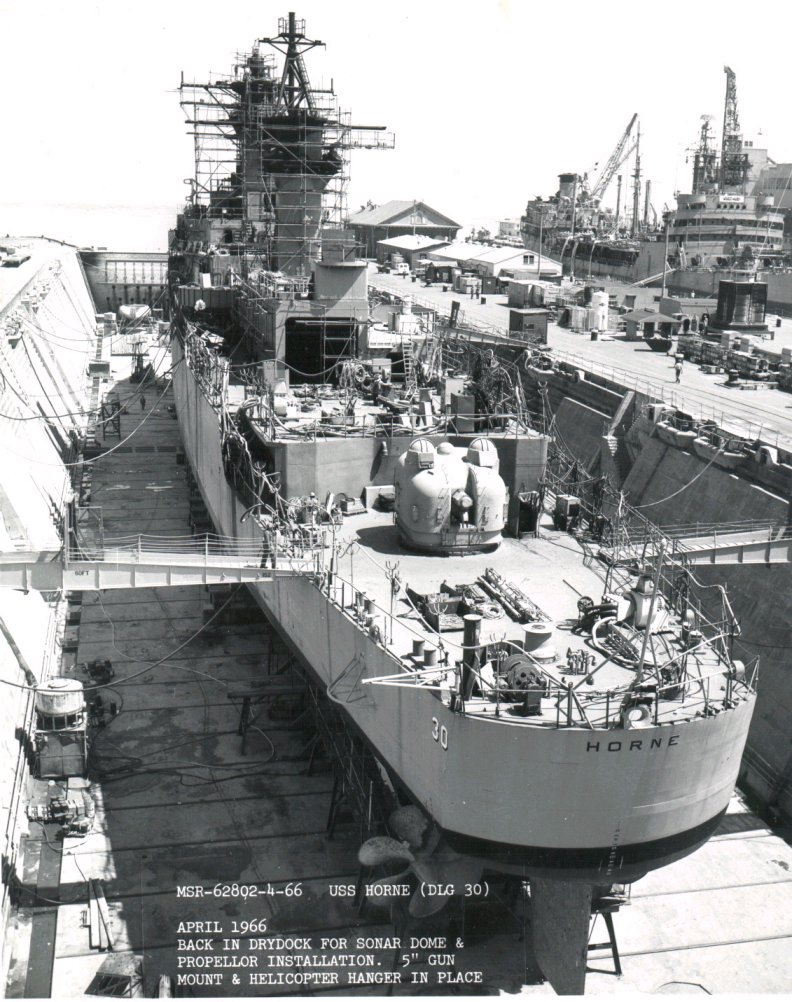 USS Horne CG-30 Photos - Construction